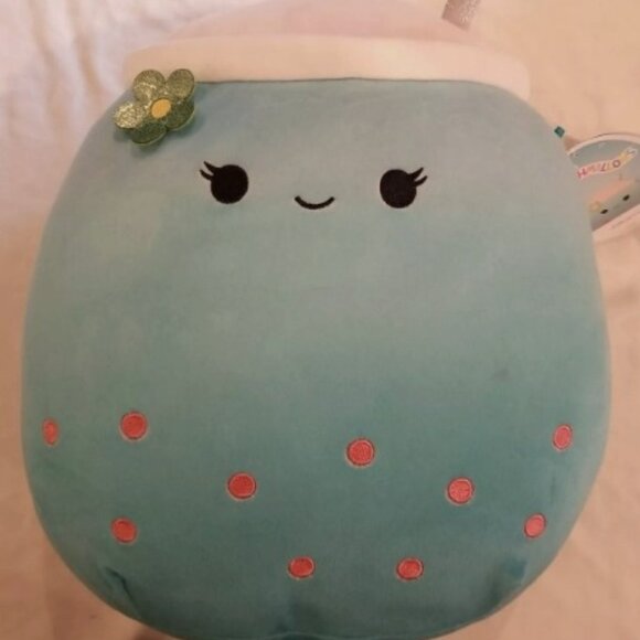 Squishmallows | Toys | 222 Squishmallow Jakarria 1 Blue Boba Drink ...